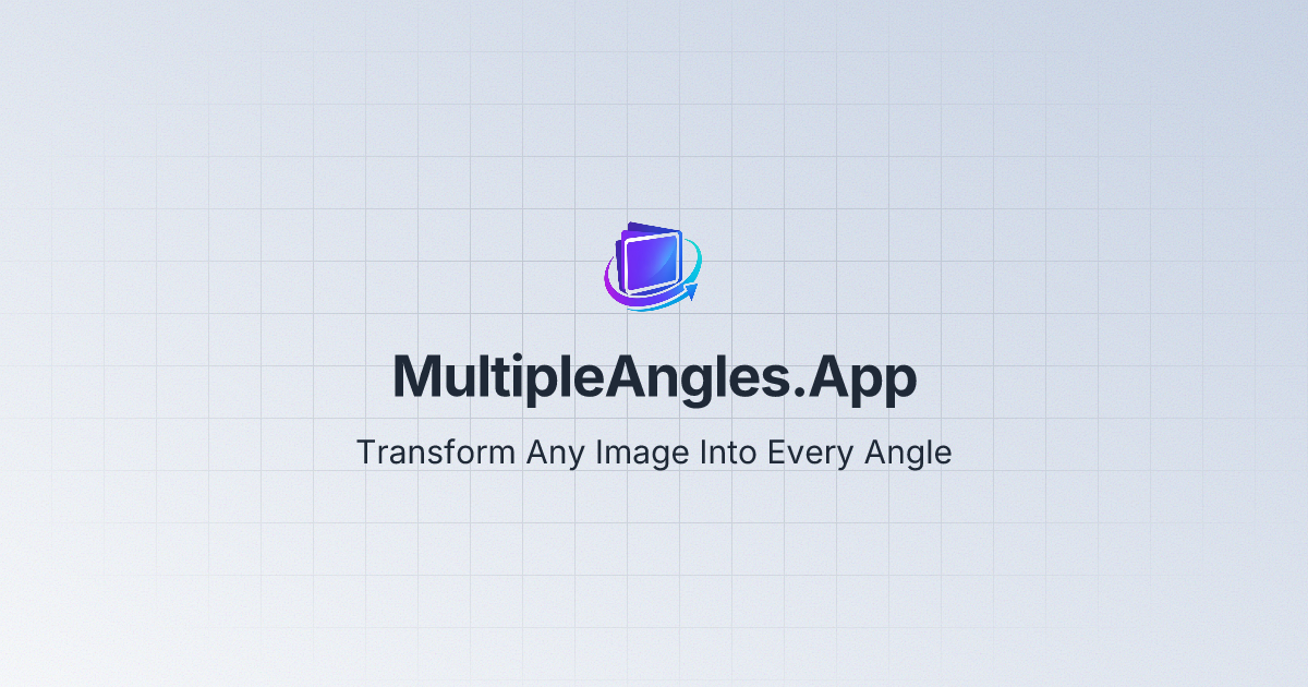 Multiple Angles - Transform Any Image Into Every Angle